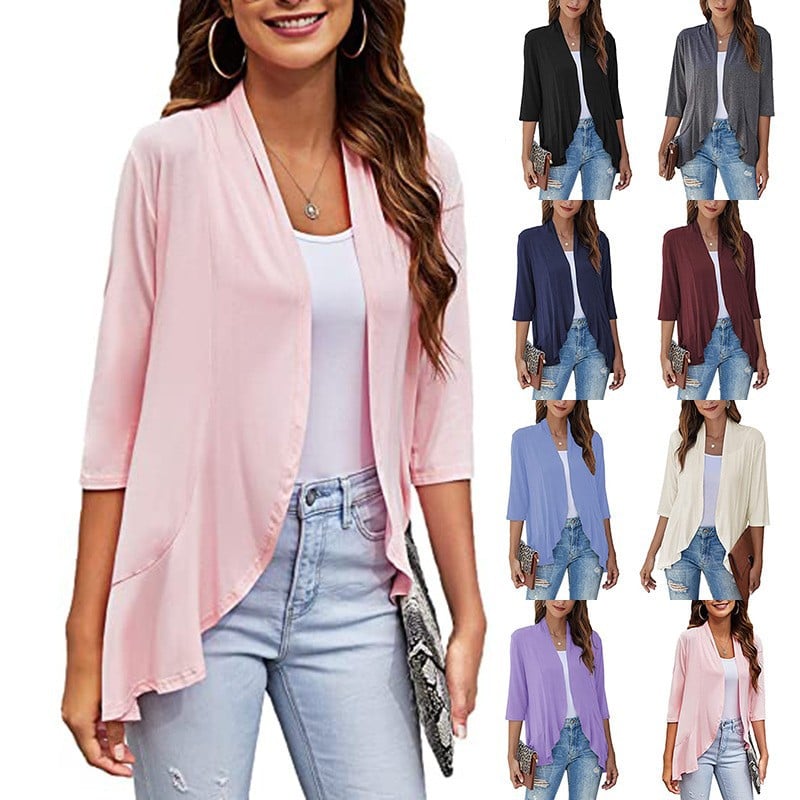 Women's Casual Lightweight Open Front Cardigans – alivelyshop