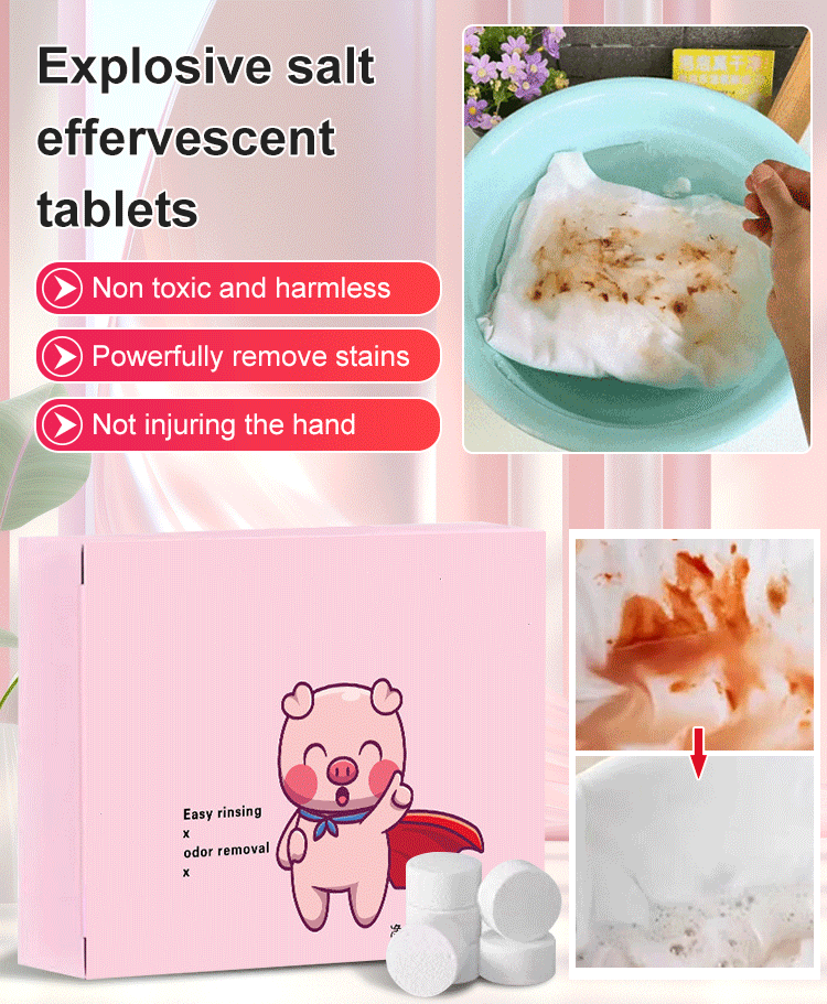 Explosive salt effervescent tablets, multi-purpose, effective and safe ...